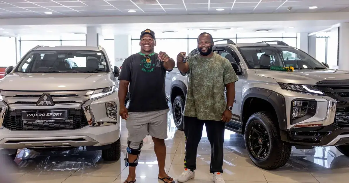 Mitsubishi Motors South Africa Partners with Springboks Duo